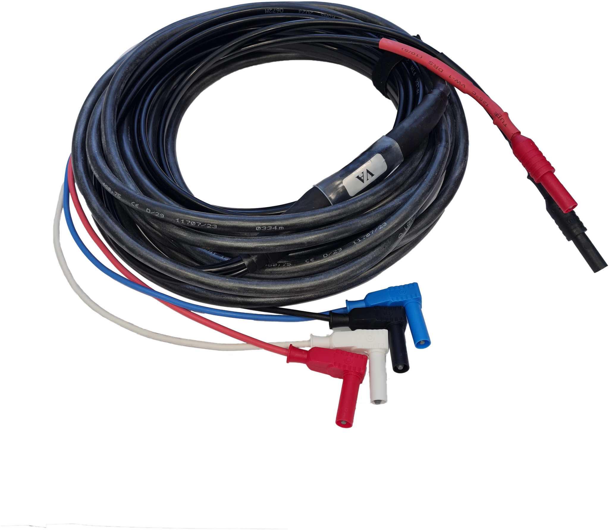10m VA Cable - RED PHASE INSTRUMENTS